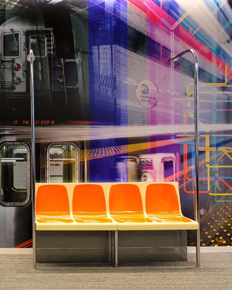 Manex USA’s Replica NYC Subway Seats – Visual Merchandising and Store ...