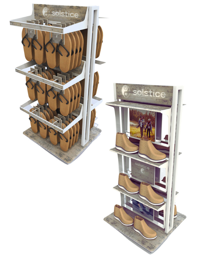 Axis Display Group’s Flip Shelves – Visual Merchandising and Store Design