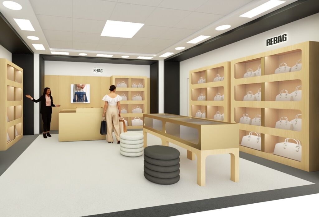 Rebag Teams With Bloomingdale’s – Visual Merchandising and Store Design