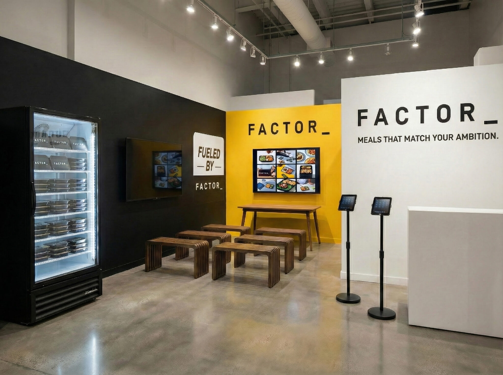Factor Plans Trio of Protein-Promoting Pop-Ups – Visual Merchandising ...